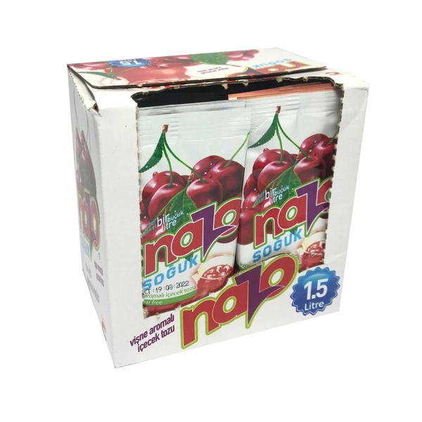 Nazo Toz Soğuk İçecek 1,5LT Vişne 24'lü